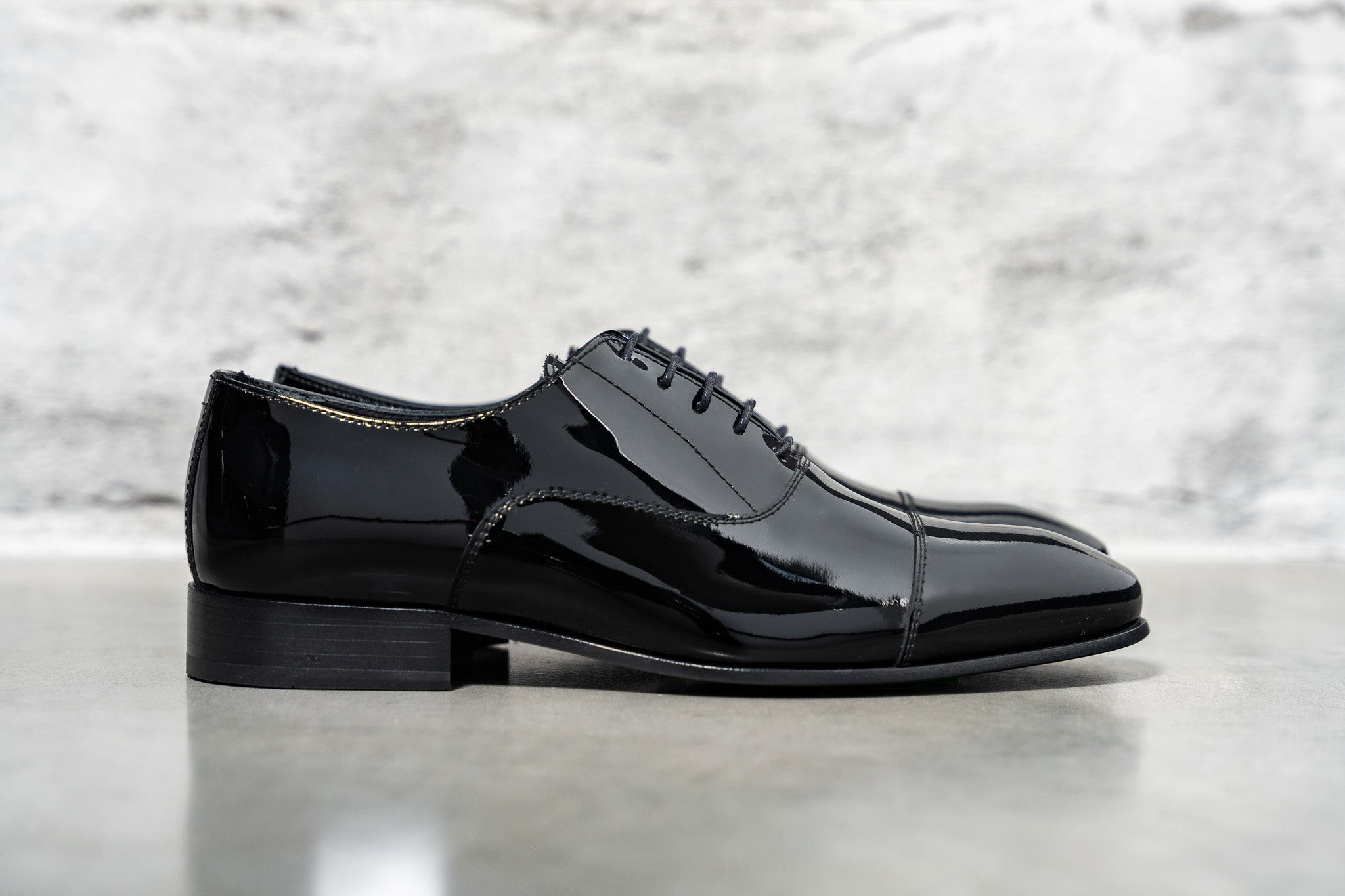 Spani Patent Leather Lace-Up Shoe
